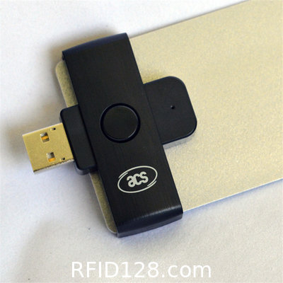 Portable Smart Card Reader USB ACR38U-N1 CAC Common Access Writer ID SCM Fold