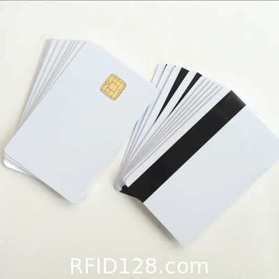 J2A040 Chip Blank JAVA Card with Hi-Co Magnetic Stripe Support ATR T=0 / T=1 initialization customized