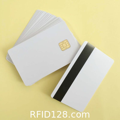 J2A040 Chip Blank JAVA Card with Hi-Co Magnetic Stripe Support ATR T=0 / T=1 initialization customized