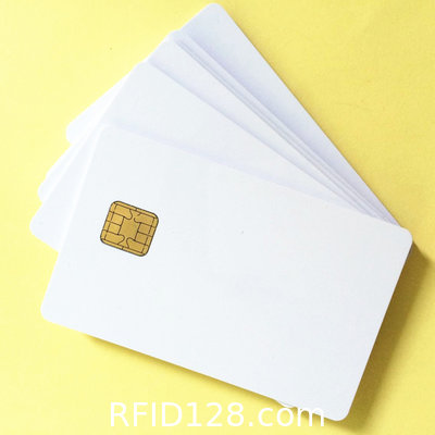 J2A040 Chip White JAVA Card WITH 8.4MM 2TRAKS MAGNETIC STRIPE COMP JCOP21-36K