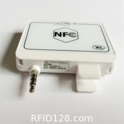 NFC 3.5 mm Audio Jack Android Card Reader With Free SDK ACR35