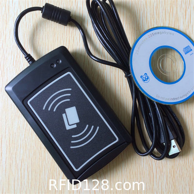 USB Serial ISO 14443 13.56MHz RFID Contactless Card Reader Writer For Access Control System ACR1281U-C8