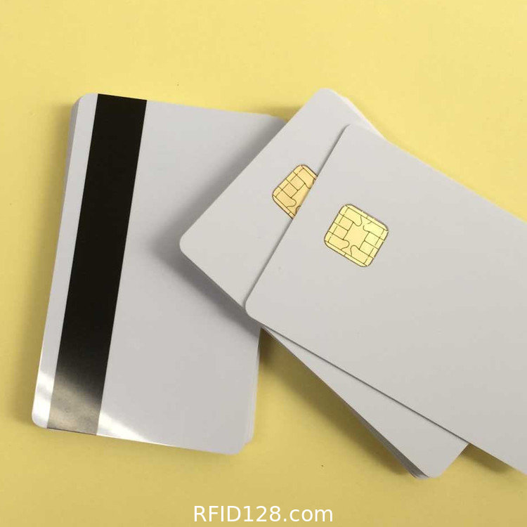 J2A040 Chip Blank JAVA Card with Hi-Co Magnetic Stripe Support ATR T=0 / T=1 initialization customized