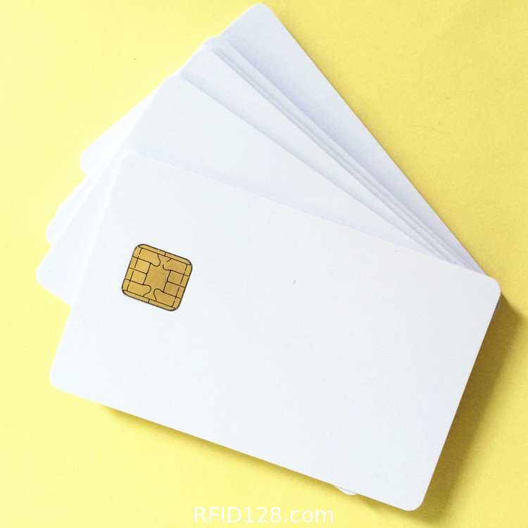 J2A040 Chip White JAVA Card WITH 8.4MM 2TRAKS MAGNETIC STRIPE COMP JCOP21-36K