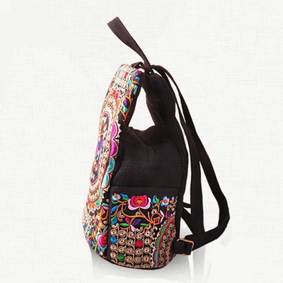 2016 new design china style minor enthnic embroidery girls backpack