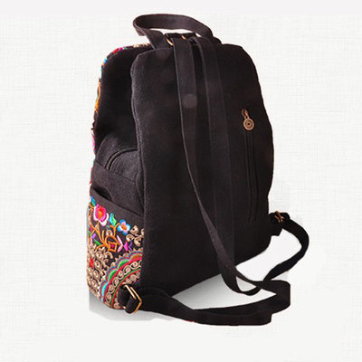 2016 new design china style minor enthnic embroidery girls backpack