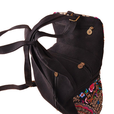 2016 new design china style minor enthnic embroidery girls backpack