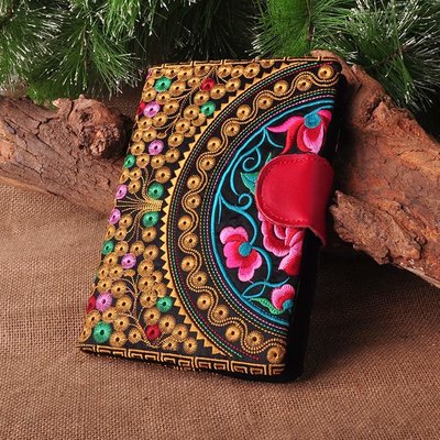2016 china supplier christmas gift custom embroidery design notebooks