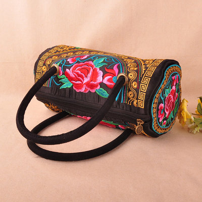 Yunnan Luckybags canvas ladies bag hmong embroidered bags