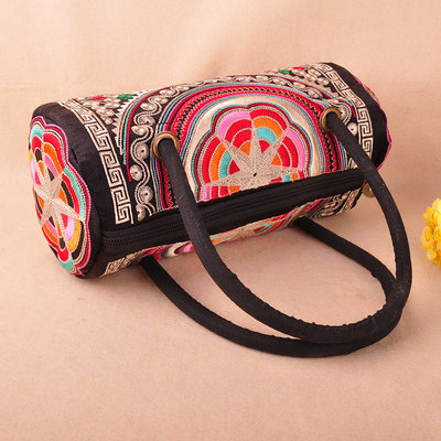 Yunnan Luckybags canvas ladies bag hmong embroidered bags