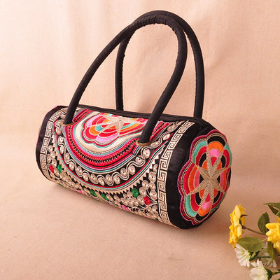 Yunnan Luckybags canvas ladies bag hmong embroidered bags