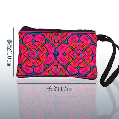 cross stitch fabric embroidery handbag purse ethnic borse hmong bags