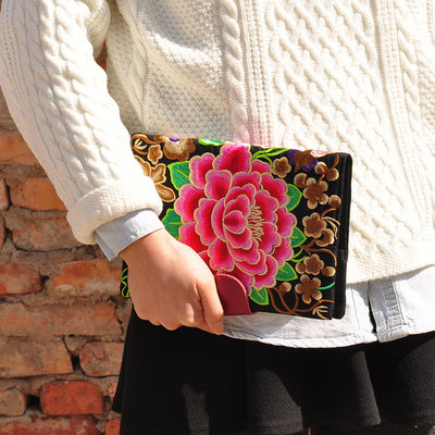 Customize Embroidered Logo Notebooks with leather snap closure as best souvenir gift