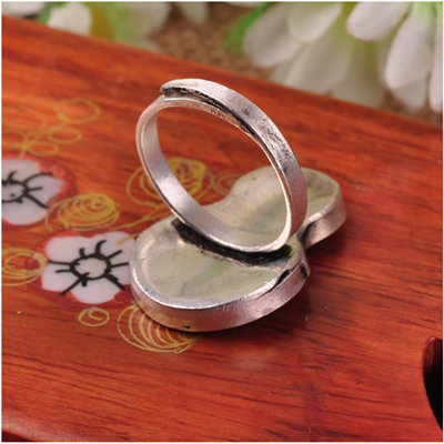 lastest design custom ethnic jewelry embroidery hmong rings with adjustable size