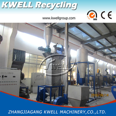 Waste Plastic Pet Bottles/Flakes Crushing Water Washing Machinery Recycle Line