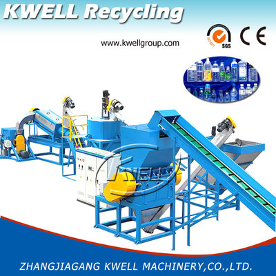 Top Quality Pet HDPE Bottle Flakes Washing Recycling Line