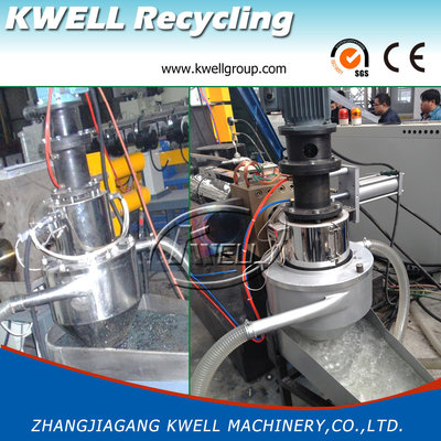 PP Granulating Machine/PE Pelletizer/Plastic Extruder with Side Force Feeder