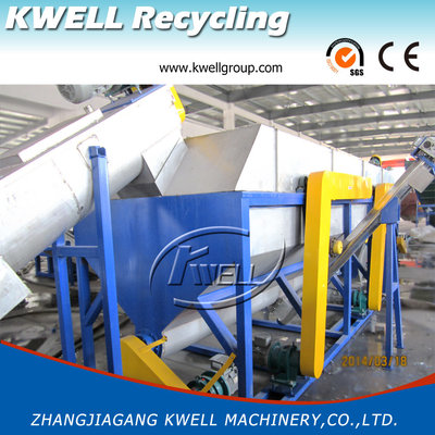 PP/PE Bottle Flake Recycling Line/Plastic Washing Machine with Dewatering Machine
