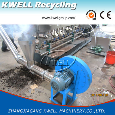 HDPE PP WPC Granulation Equipment/ Twin-Screw Extruder Pelletizing Machine