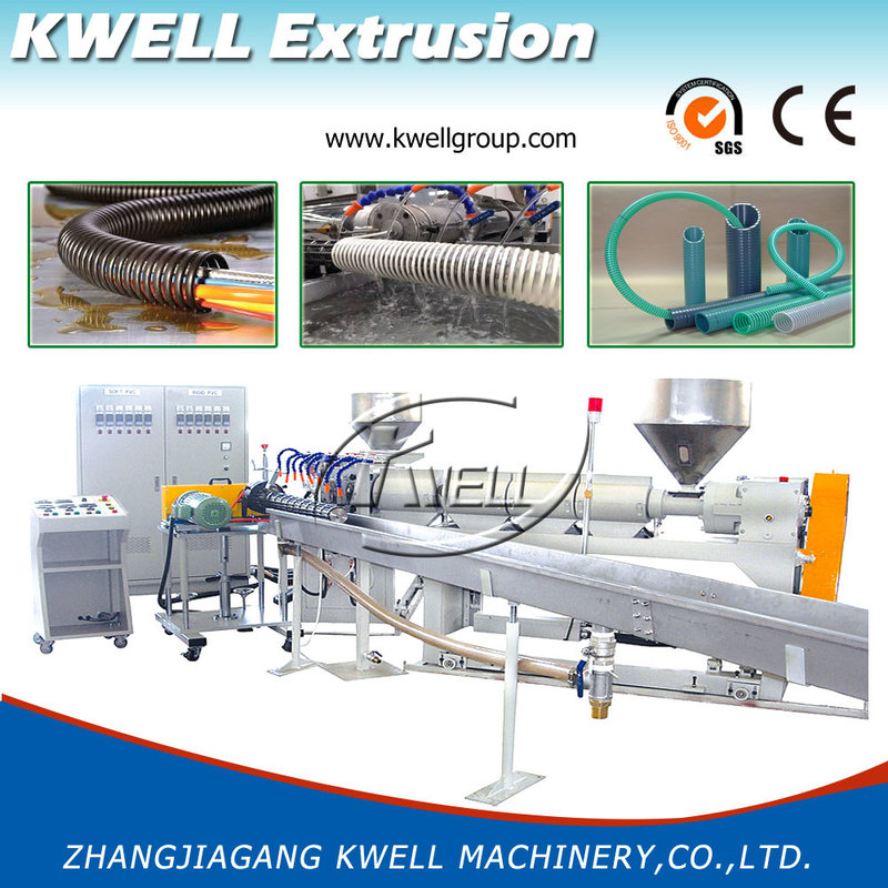 PVC Spiral Pipe Production Line/PVC Spiral Reinforce Hose Extrusion Line