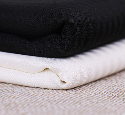 Dyed 100% Cotton Material herringbone fabric