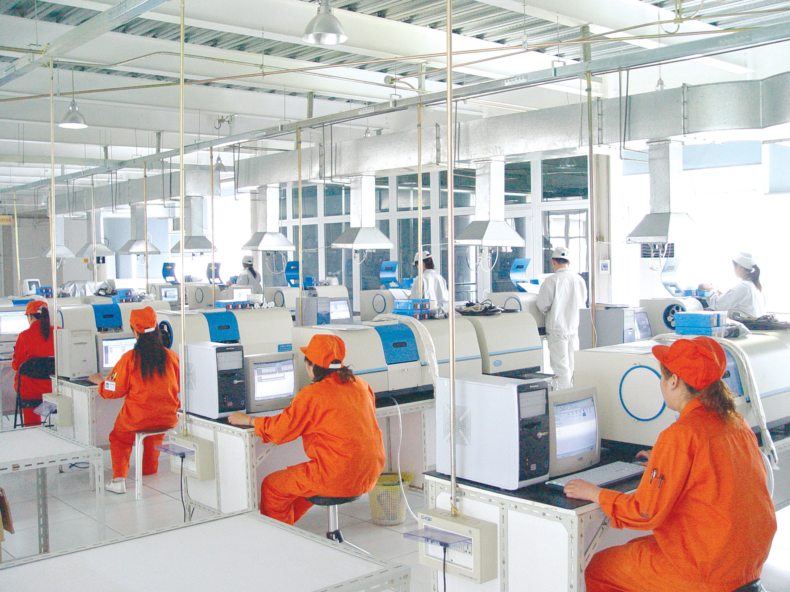 Beijing Purkinje General Instrument Co., Ltd. factory production line