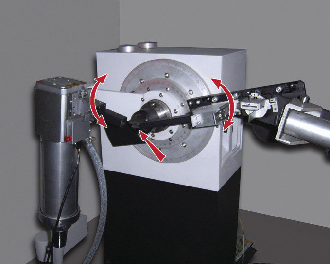 X-ray diffractometer 15 - 60kv X-Ray Diffractometer XD-3 , 180mm Scanning Radius 120°/Min Speed