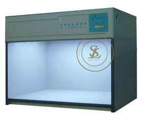 China Textile Testing Equipment 5 Light Source Color Assessment Cabinet For Textile / Paper Printing Industries supplier