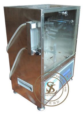 Textile Testing Equipments Stainless steel manufacturing 45 degree Automatic Flammability Tester supplier