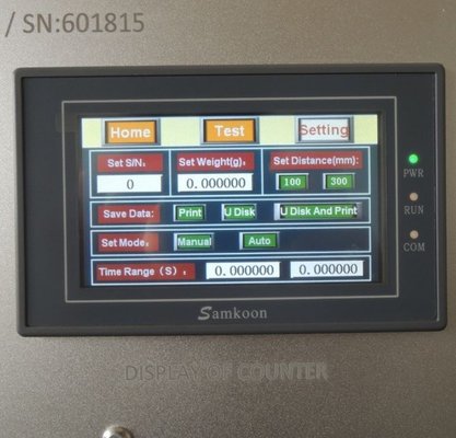 Toys Testing Equipment Touch Screen Control Kinetic Energy Tester with Sensor Distance Select 10/30cm supplier