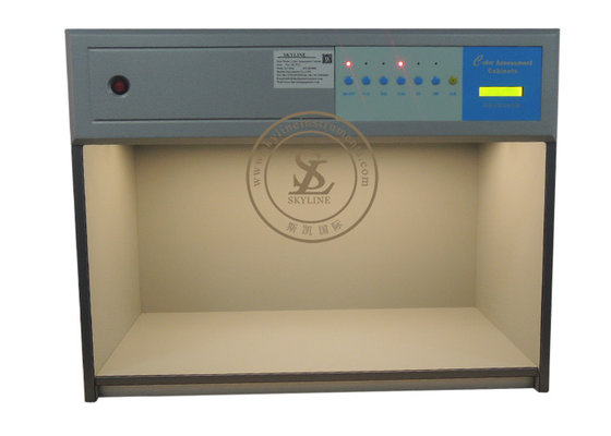 Textile Testing Equipment 5 Light Source Color Assessment Cabinet For Textile / Paper Printing Industries supplier