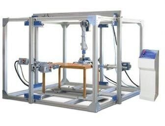 5 Air Cylinders PLC Control Furniture Testing Equipment, Table Furniture Testing Machine supplier