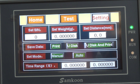 Toys Testing Equipment Touch Screen Control Kinetic Energy Tester Sensor Distance Select 100-500mm supplier