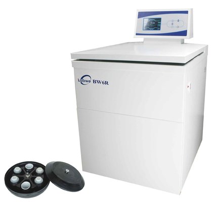 BW6R Durable / Safety Blood Bank Refrigerated Centrifuge 6x1200ML Capacity For Laboratory