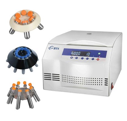Low Noise Clinical Centrifuge Machine BT6 With 0-6000 RPM Adjustable Speed