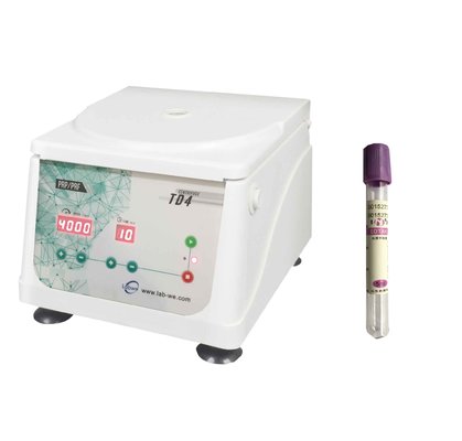 Portable Low Speed Centrifuge TD4 ABS Body With Brushless AC Motor