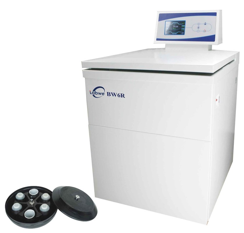 BW6R Durable / Safety Blood Bank Refrigerated Centrifuge 6x1200ML Capacity For Laboratory