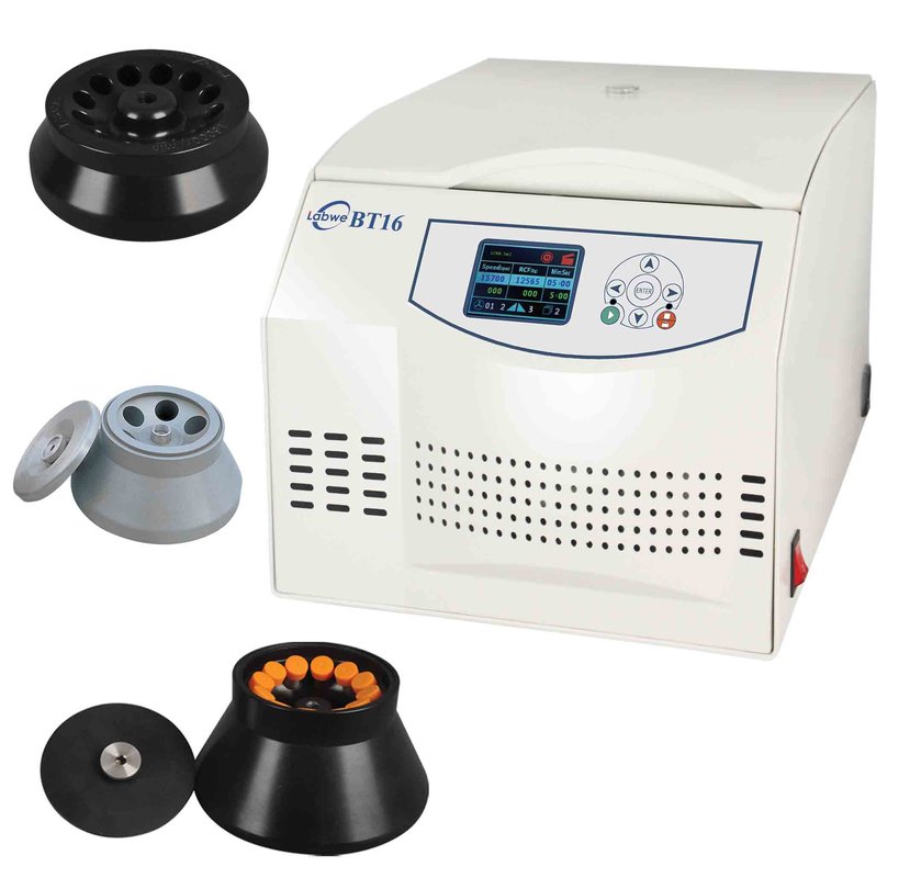 1-99 Minutes Adjustable Time Range Bench Top Lab Centrifuge BT16