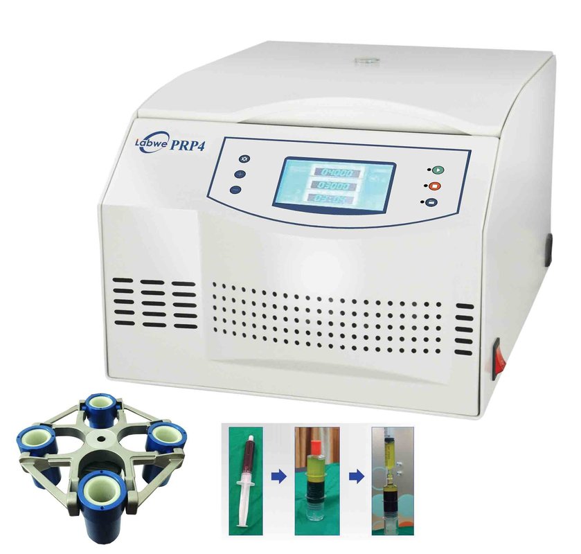 Professional PRP Centrifuge Device 4x50ml Capacity Adjustable Speed With CE Certificate