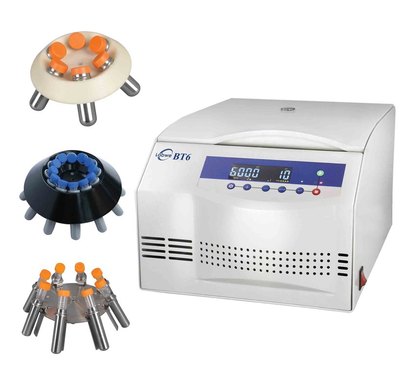 Low Noise Clinical Centrifuge Machine BT6 With 0-6000 RPM Adjustable Speed