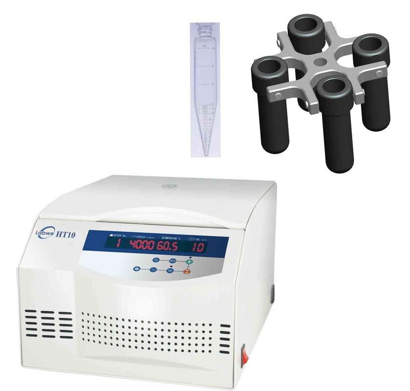 Steel Centrifuge Body Crude Oil Centrifuge Machine HT10 Gas Hinge For Lid Drop Protection
