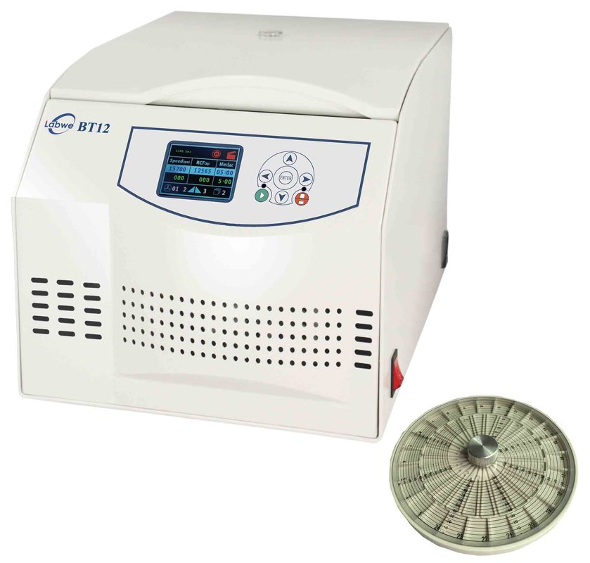 Low Noise Micro Hematocrit Centrifuge BT12 / Blood Centrifuge Machine For Laboratory