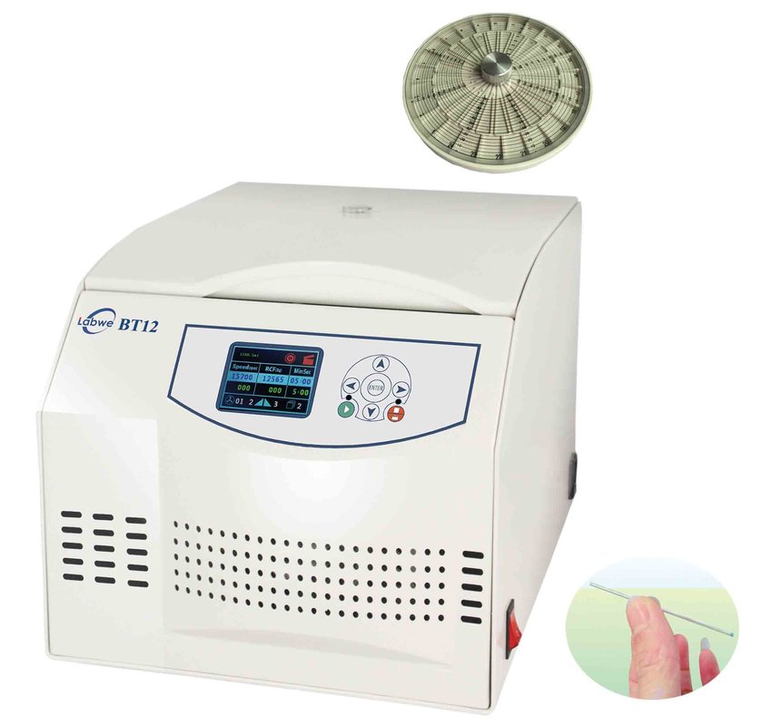 BT12 LCD Display Hematocrit Centrifuge Machine 0 - 16000RPM Adjustable Speed