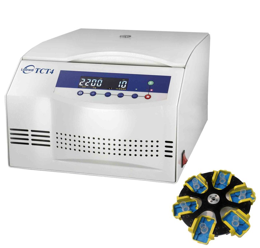 12 Samples Capacity Cell Spinning MachineTCT4  / Low Noise Lab Centrifuge Machine