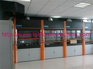 China Laboratory Cold-roll Steel Chemical Fume Hood Φ290mm Air Outlet with Electrical Controlled supplier
