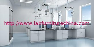China Trespa lab side   bench furniture equipment supplier for chemical and hospital laboratory supplier