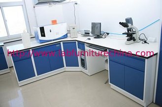 China Trespa lab center bench furniture equipment supplier for chemical and hospital laboratory supplier
