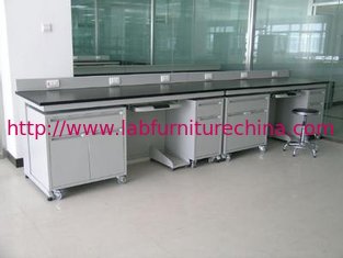 China College School Lab Becnh Furniture with Reagent Rack supplier