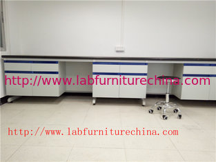 China 3000 mm  White  Cheapest Solid   Phenolic  Science Lab furniture Solution for Hospital /  College Laboratory supplier