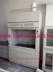 China 1500 mm  All Steel Frame Blue /  White Lab furniture Fume Hood  Cupboard For Chemistry Laboratory supplier